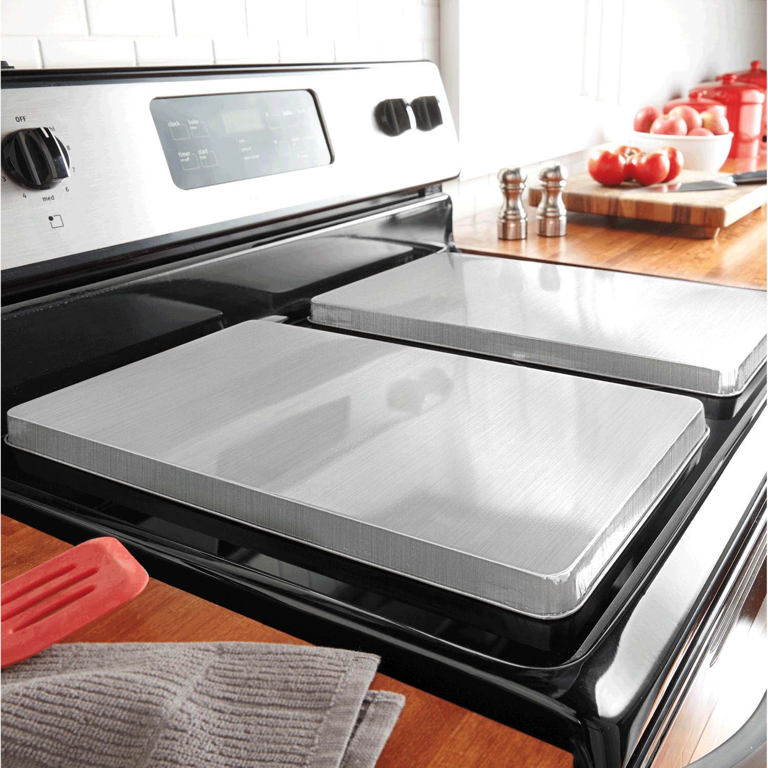 Set of 2 Rectangle Burner Covers | Amerimark