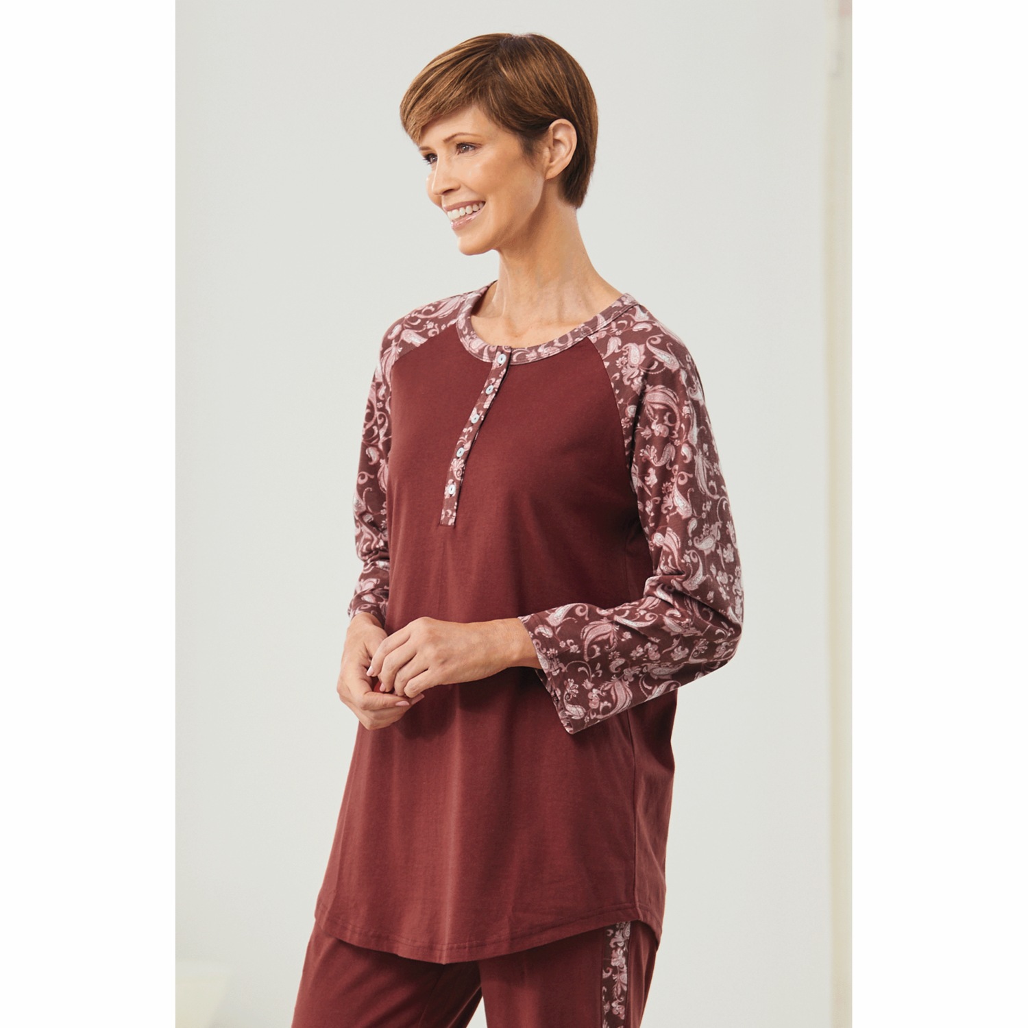 Henley Baseball Top | Amerimark