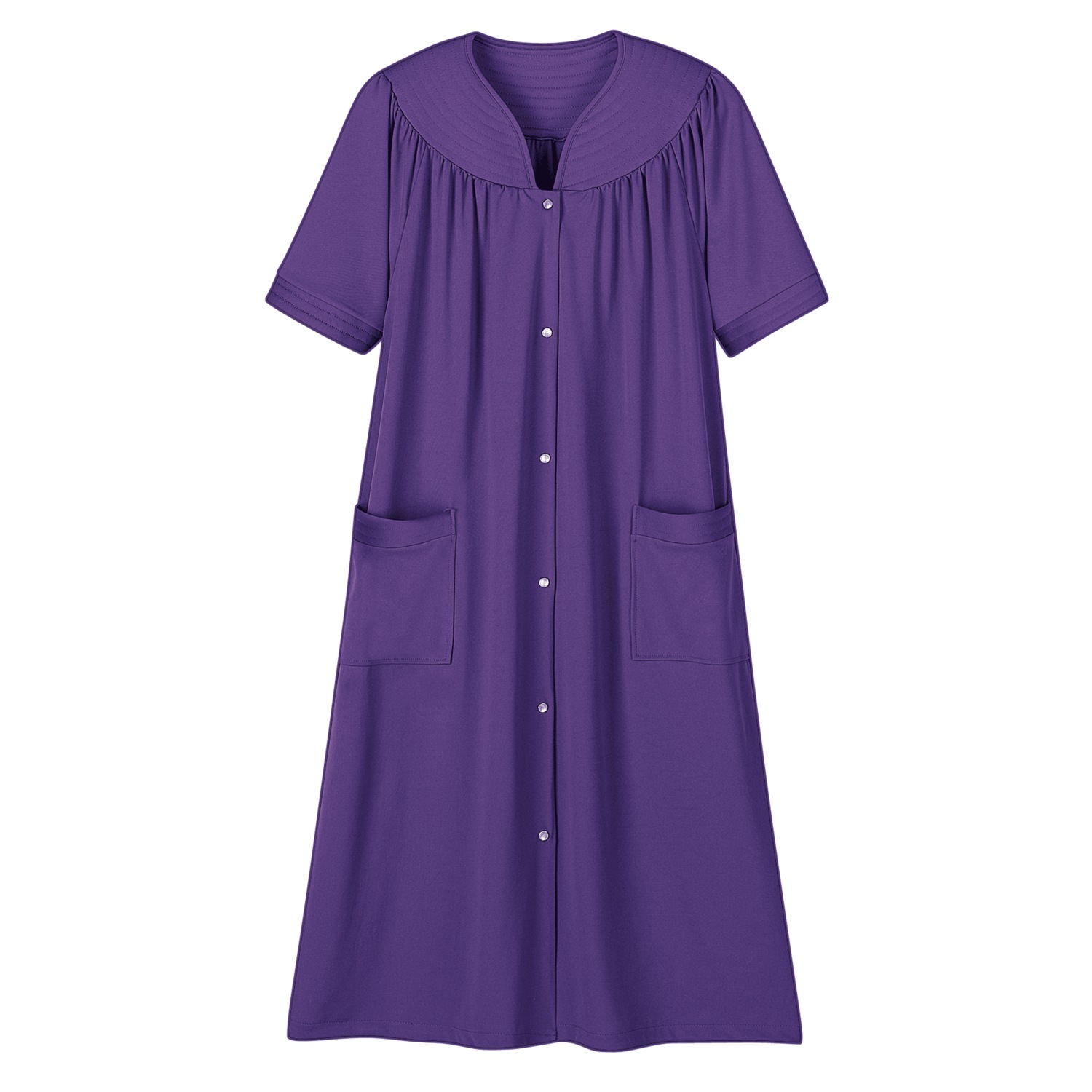 Polyester Snap-Front Duster | Amerimark