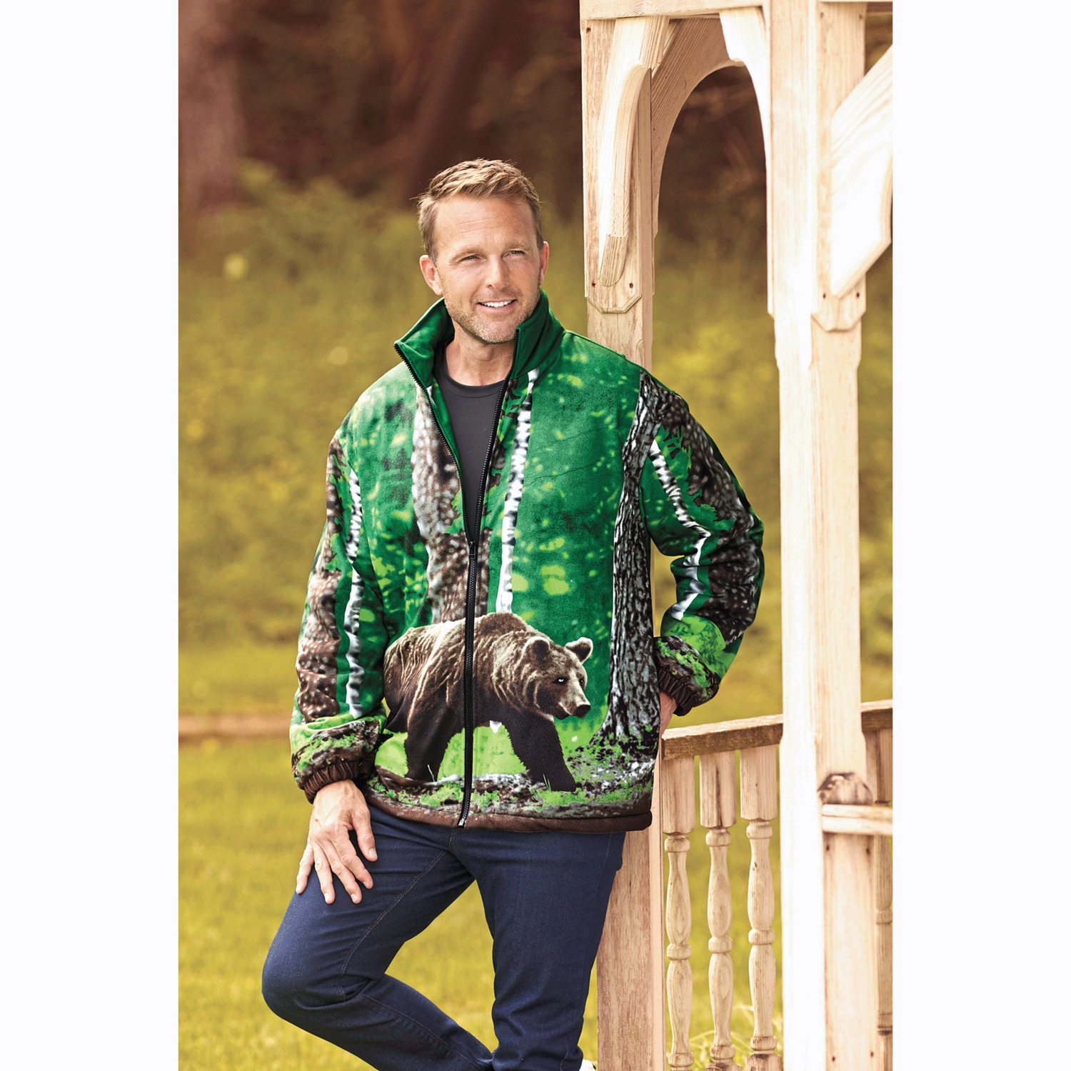Men's Animal Fleece Jacket | Amerimark
